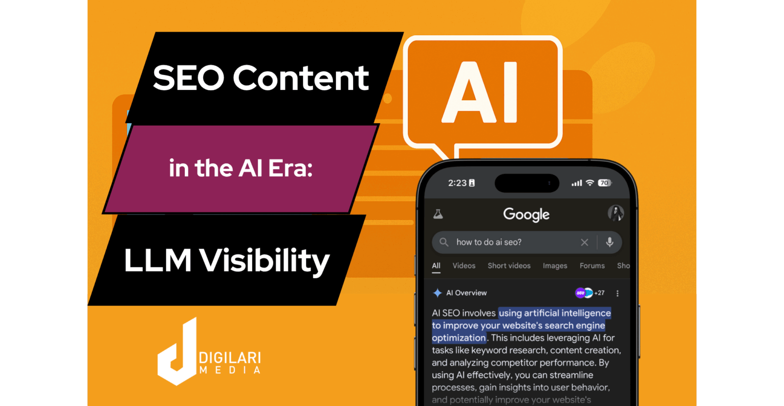 Developing SEO Content for the AI Era: LLM Visibility